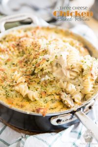 Three Cheese Chicken Baked Rotini • My Evil Twin's Kitchen