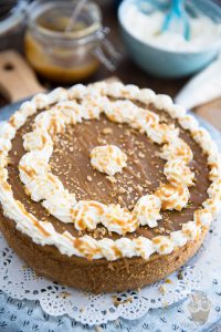 Salted Maple Caramel Cheesecake • My Evil Twin's Kitchen